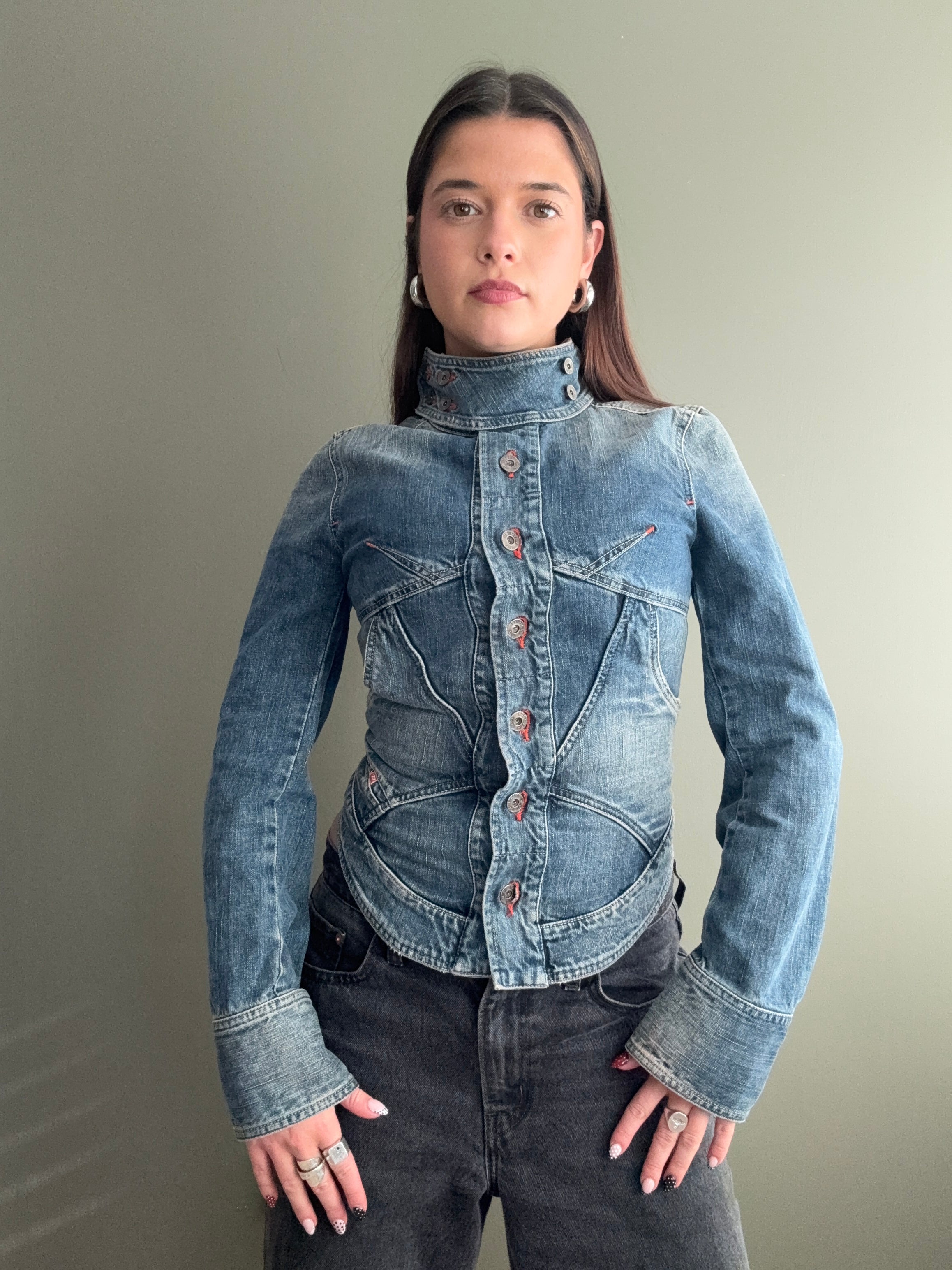 Diesel Denim Corset Jacket (S) – Shopmazzz